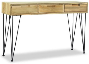 vidaXL Marketos Odkládací stolek, masivní teak, 120x35x76 cm