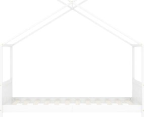 vidaXL Rám dětské postele masivní borovice 80 x 160 cm [283368] Barva: Bílá