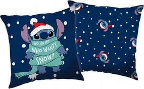 Jerry Fabrics Polštářek Stitch Snow Xmas 40x40 cm