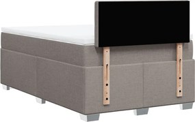 Box spring postel s matrací taupe 120x200 cm textil 3285873