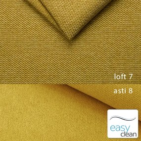 Sedací souprava COOL III | 191x350x191 cm | rozkládací + 2x úložný prostor | žlutá 07/08