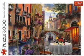 Trefl - Puzzle - Romantická večeře / 6000 dílků / 136 x 96 cm / věk 14