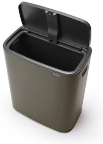 Šedý dotykový ocelový odpadkový koš 60 l Bo Touch Bin – Brabantia