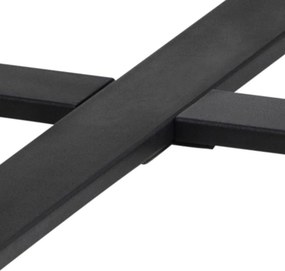 ACTONA Kulatý jídelní stůl AMBLE černý ⌀110 cm