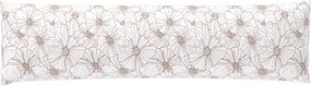 Livarno® Potah na polštář z jemného flanelu, 40 x 145 cm (béžová)