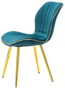 Designová jídelní židle Dandelion II petrolejová