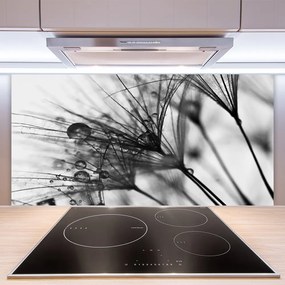 Kuchyňský skleněný panel Abstrakce Rostlina 100x50 cm