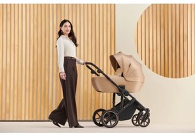 KINDERKRAFT SELECT - Kombinovaný kočárek 3v1 PRIME 2 Premium Sandrose beige