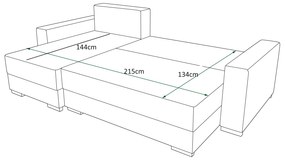 Praktická sedací souprava VANITA - černá