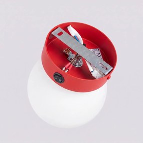 Sollux Lighting Nástěnné svítidlo YOLI 1 červené s vypínačem