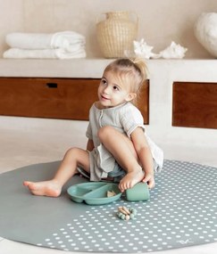 TODDLEKIND Podložka Splat Mat Spotted 105 cm Dusky Rose