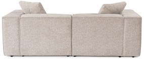 Hanah Home Dvoumístná pohovka LORA mocha 220 cm