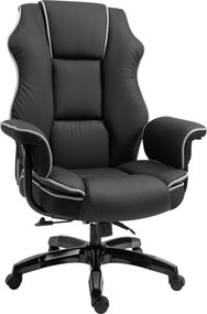 Vinsetto kancelářská židle, ergonomická kancelářská židle s funkcí sklopení, otočná funkce, výškově nastavitelná počítačová židle pro domácí kancelář,