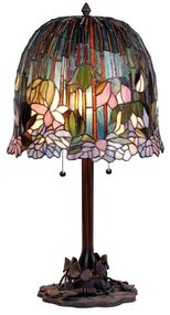Stolní lampa Tiffany FLOWERS Clayre &amp; Eef 5LL-9935