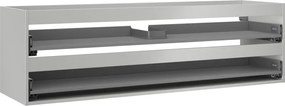 Mexen Box-A, závěsná skříňka 160 cm, 2 zásuvky, matná šedá, 91AX0-1600-470-2-62