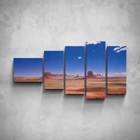 5-dílný obraz - Pohoří v poušti - PopyDesign