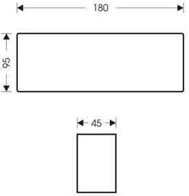 Ecolite ZFP12-BI - LED Venkovní nástěnné svítidlo BRICK 2xLED/6W/230V IP65 bílá