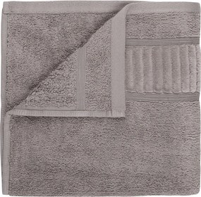 Gözze ručník, 50 x 100 cm, čistá bio bavlna, s bordurou a šňůrkovým poutkem, vysoká kvalita. (stříbrná)