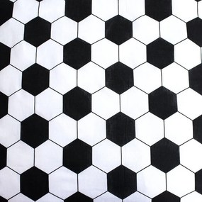 Zelené bavlněné dětské povlečení na jednolůžko 140x200 cm Football – Jerry Fabrics
