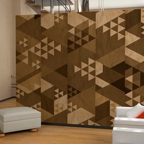 Fototapeta - Brown patchwork