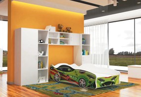 Dětská postel AUTO Cars thunder + matrace + rošt ZDARMA, 80x160, VZOR 15 Sport Car