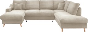 XXXLutz SEDACÍ SOUPRAVA, textil, béžová P & B - Sedací soupravy - 002310004989