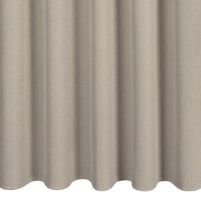 ZATEMŇOVACÍ ZÁVĚS (100%) NA PÁSCE SUZAN 135X270 CM TMAVĚBÉŽOVÁ