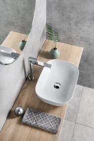 Aqualine keramické umyvadlo na desku 46 x 34 cm bílá 46341