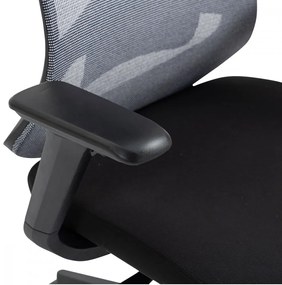 Kancelářská ergonomická židle NAVIA — látka, černá