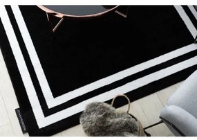 koberec HAMPTON Rám, černý velikost 120x170 cm | krásné koberce cz