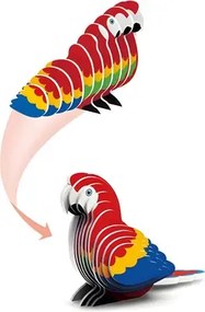 JOKOMISIADA 3D puzzle Papoušek / 24 dílků / 3D model / 6,5 x 4,5 x 4 c