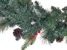 Osvícená vánoční girlanda 270 cm zelená WHITEHORN Beliani
