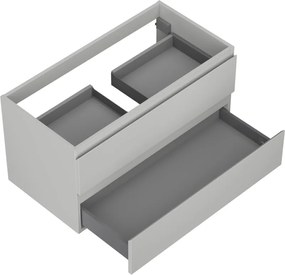 Mexen Orio, koupelnová skříňka 90 cm, 2 zásuvky, šedá matná, 91A10-09047-2-BFF62