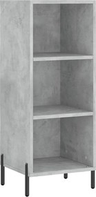 Skříň highboard betonově šedá 34,5x34x180 cm kompozitní dřevo 3198989