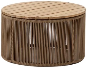 Béžový zahradní stolek Kave Home Dandara 60 cm