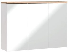 Koupelnová zrcadlová skříňka BALI WHITE 3D 100 cm