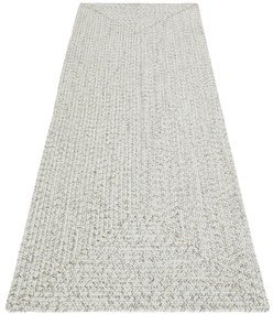 NORTHRUGS - Hanse Home koberce Kusový koberec Braided 105553 Light Melange – na ven i na doma - 80x200 cm
