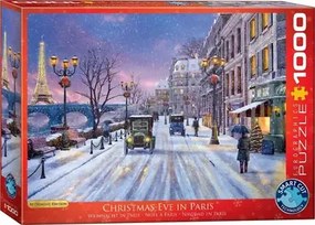 EUROGRAPHICS Puzzle Štědrý večer v Paříži / 1000 dílků / 67,6 x 48,9 c