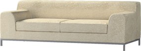 Potah na pohovku IKEA  Kramfors 3-místná barva béžová látka lesklé, pletený vzor, vzorované