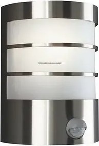 Philips Calgary IR nerez / Venkovní nástěnné svítidlo s čidlem / E27 /