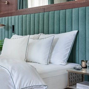 MARIELI Monteverde - Set na manželskou postel - saténové povlečení s lemováním Velikost peřiny: 1 ks 200 x 200 cm, Velikost polštáře: 2 ks 70 x 90 cm
