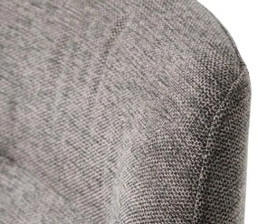 Designová otočná židle Talaith šedá