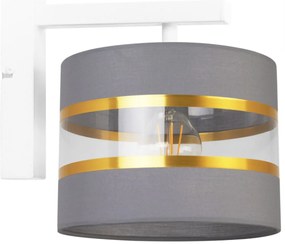 Nástěnné svítidlo Elegance, 1x textilní stínítko (výběr ze 6 barev), (výběr ze 2 barev konstrukce), g