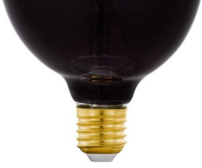 LED žárovka E27 4W T120 1 800K filament smoky dim