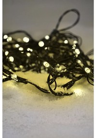 Solight LED venkovní vánoční řetěz, 200 LED, 20m, přívod 5m, 8 funkcí, časovač, IP44, teplá bílá