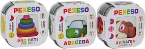Dětské hry PEXESO sada 3 ks