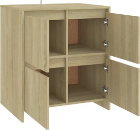 Příborníky 2 ks dub sonoma 70 x 41 x 75 cm kompozitní dřevo 3098091