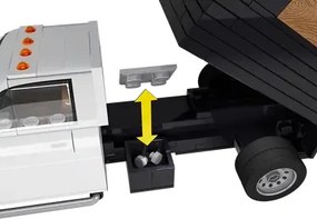 COBI 24659 RAM 3500 Dump Truck / Stavebnice / 1:35 / 296 dílků / 1 fig