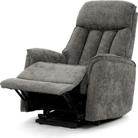 Polohovací křeslo šedé, elektrické TV-H9727 GREY2