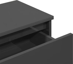 vidaXL Noční stolky 2 ks 40 x 30 x 39 cm kompozitní dřevo [803460] Barva: Černá
